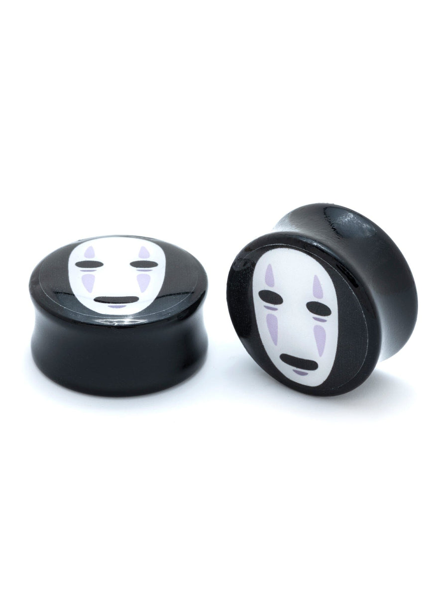 No Face Acrylic Image Plugs | No Face Gauges – PlugYourHoles.com