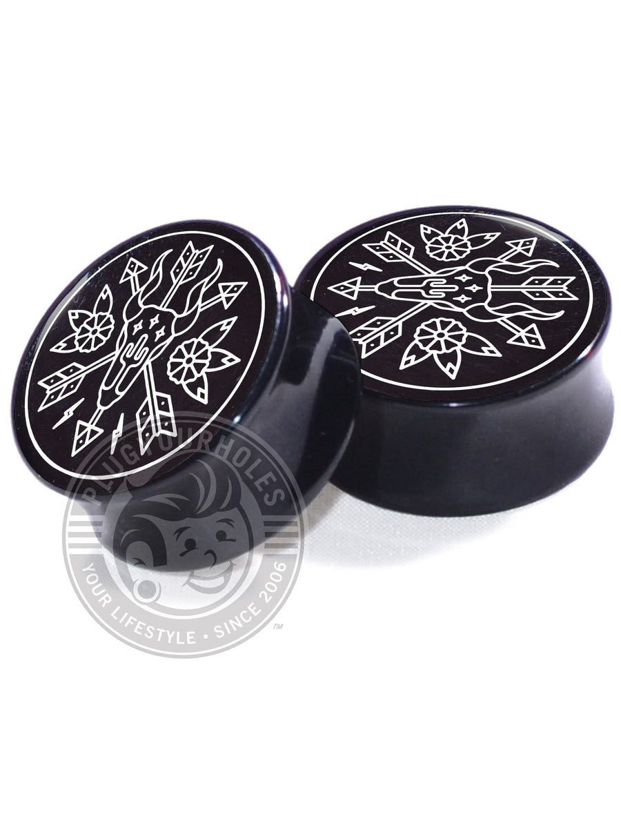Western Dream Image Plugs | Western Gauges | Cowboy Plugs ...