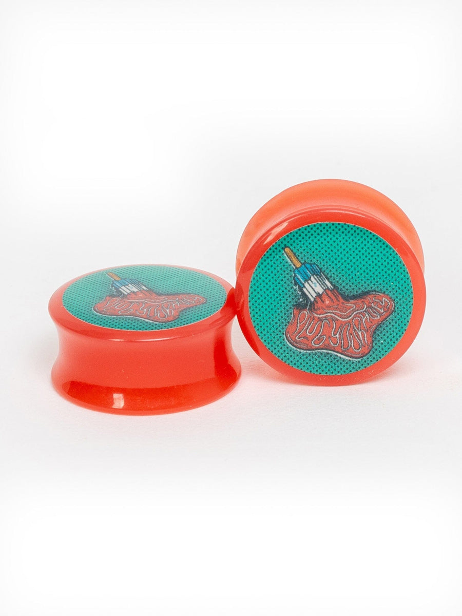 Bomb Pop Image Plugs | Firework Gauges | Custom Image Jewelry ...