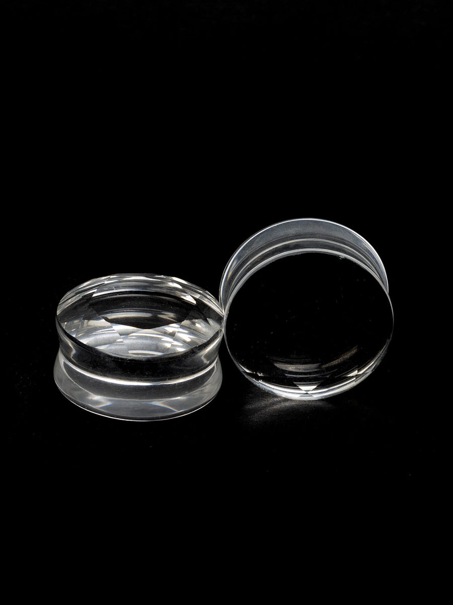 Clear Gem Cut Glass Plugs | Gem Cut Glass Gauges – PlugYourHoles.com