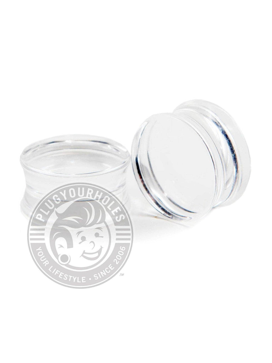 Clear Acrylic Plugs | Clear Acrylic Gauges | See Through Plugs ...