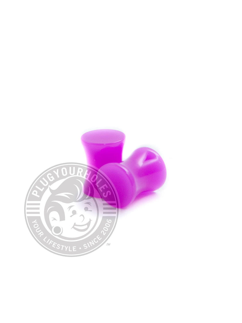 Purple Acrylic Plugs | Purple Gauges | Stretched Ear Body Jewelry ...