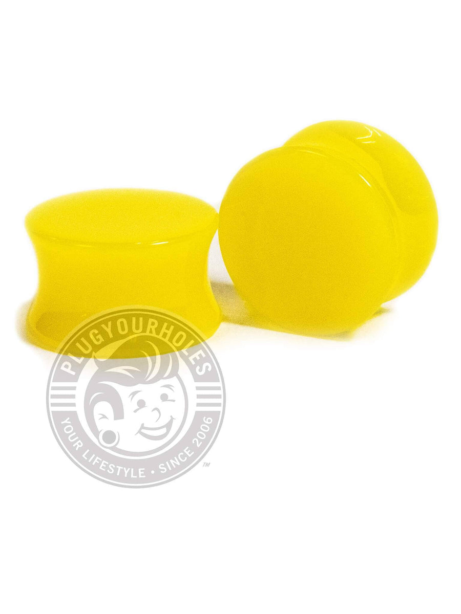 Yellow Acrylic Plugs | Yellow Plugs | PlugYourHoles – PlugYourHoles.com